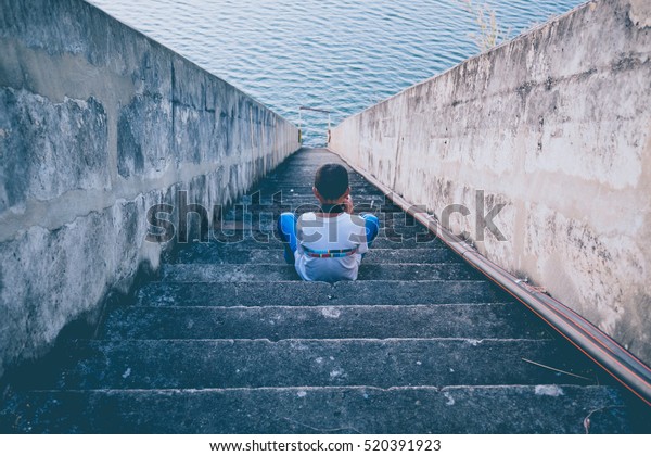 Alone Scared Stock Photo 520391923 | Shutterstock
