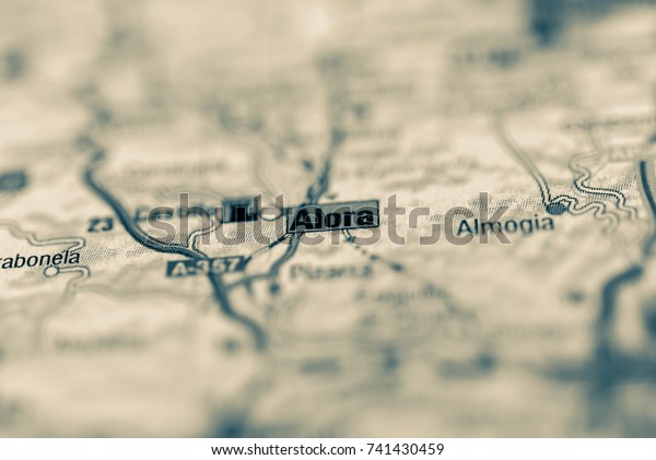 Alora On Map Stock Photo 741430459 | Shutterstock