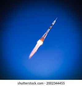 Amazing Rocket Launch Elements This Image Stock Photo 2002344455 ...