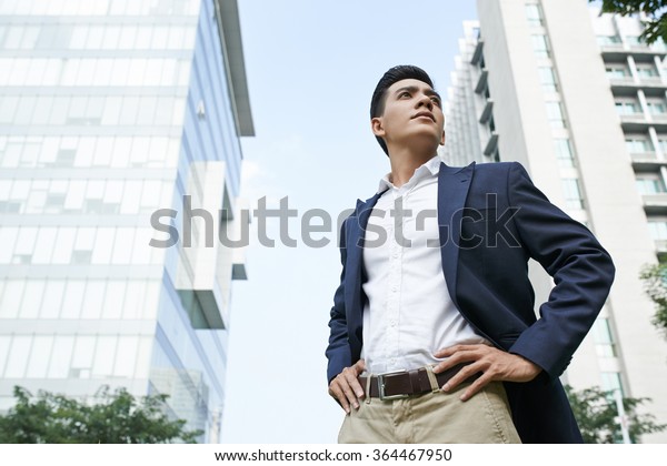 Ambitious Young Man Ready Conquer City Stock Photo 364467950 | Shutterstock