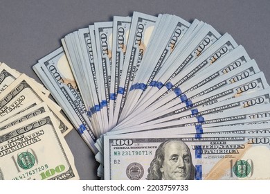 American Dollar Banknotes Stack Old Banknotes Stock Photo 2203759733 ...