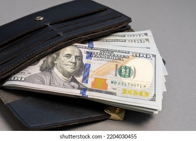 American Dollar Banknotes Stack Pack Money Stock Photo 2204030455 ...