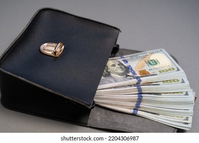 American Dollar Banknotes Stack Pack Money Stock Photo 2204306987 ...