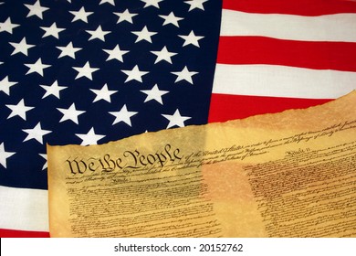American Flag Constitution Stock Photo (Edit Now) 20152762