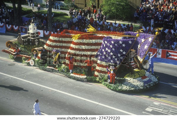 American Flag Float Us Constitution Bicentennial Stock Photo 274729220 ...