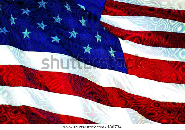 American Flag Texture Stock Photo (Edit Now) 180734