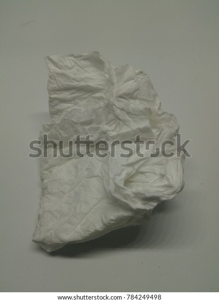 Amount Texture Used Tissue White Background Stock Photo 784249498 ...