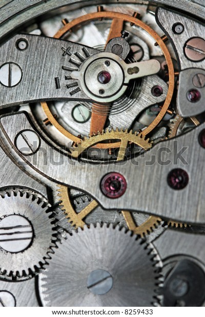 Analog Clock Mechanic Stock Photo 8259433 | Shutterstock