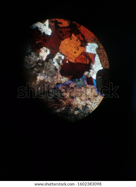 Analysis Granite Under Microscope Stock Photo 1602383098 | Shutterstock