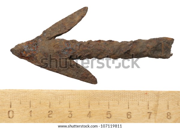 Ancient Arrowhead Stock Photo (Edit Now) 107119811