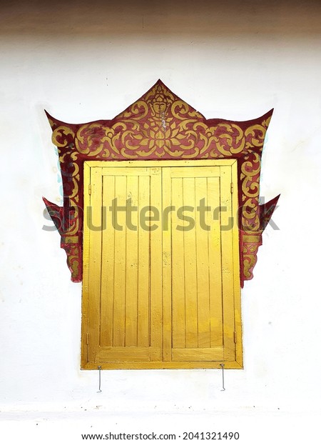 Ancient Thai Pattern Window Window Thai Stock Photo 2041321490 ...