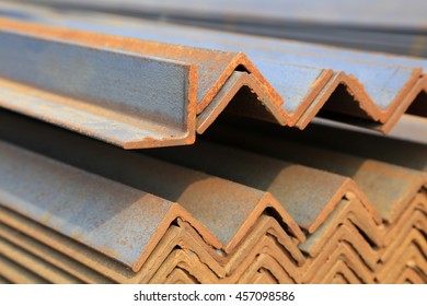 Angle Iron Cross Section Construction Site Stock Photo 457098586 ...