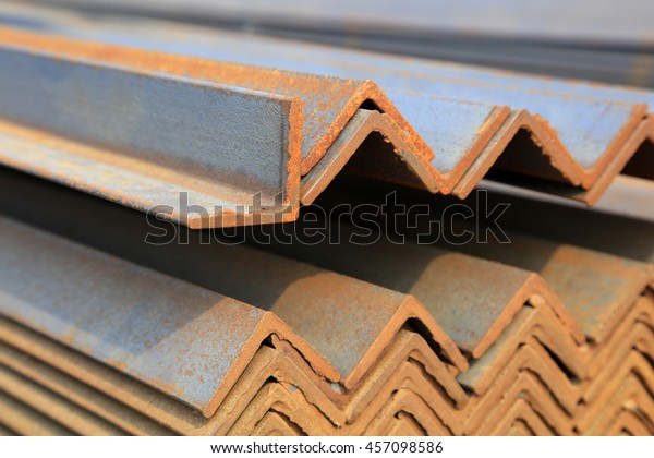 Angle Iron Cross Section Construction Site Stock Photo 457098586 ...