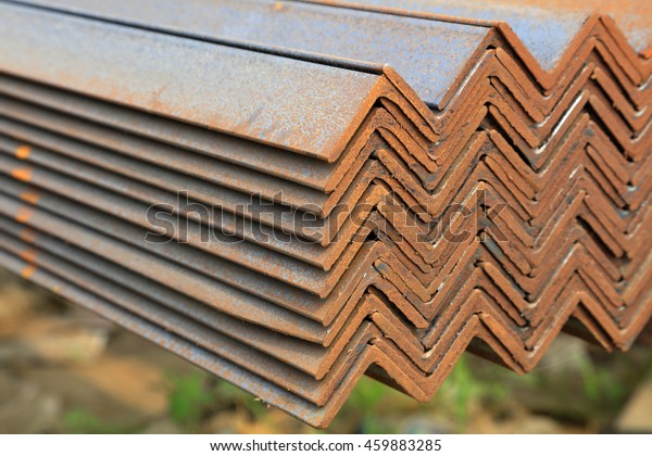 Angle Iron Cross Section Construction Site Stock Photo 459883285 ...