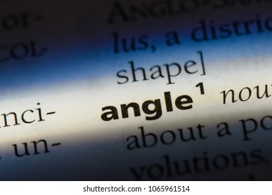 Angle Word Dictionary Angle Concept Stock Photo 1065961514 | Shutterstock