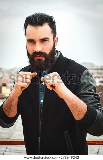 Angry Beard Man Stock Photo 278649242 | Shutterstock