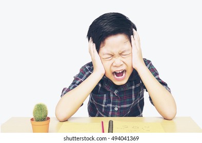 Angry Boy Shouting While Doing His Stock Photo 492098230 | Shutterstock