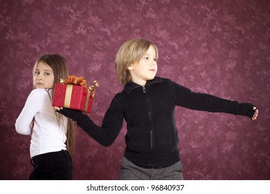 Angry Boy Throwing Gift Stock Photo 96840937 | Shutterstock