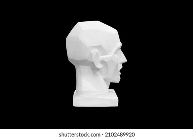 Angular Plaster Man Head Isolated On Stock Photo 2102489920 | Shutterstock