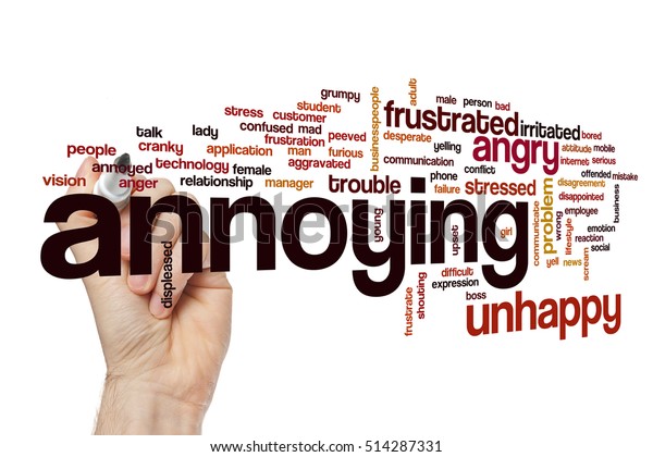 Annoying Word Cloud Stock Photo 514287331 | Shutterstock