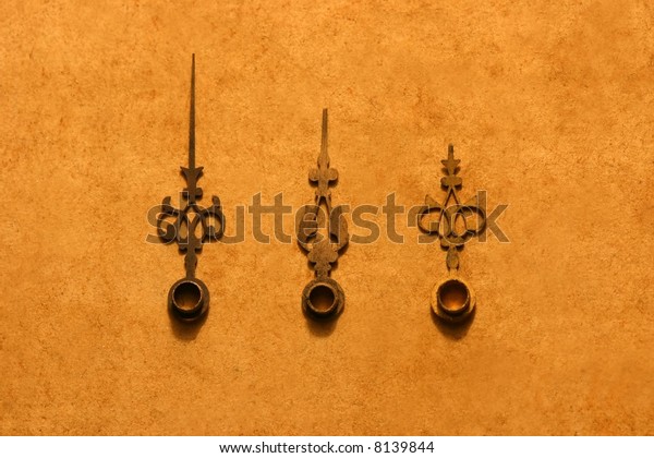 Antique Clock Hands Stock Photo (Edit Now) 8139844