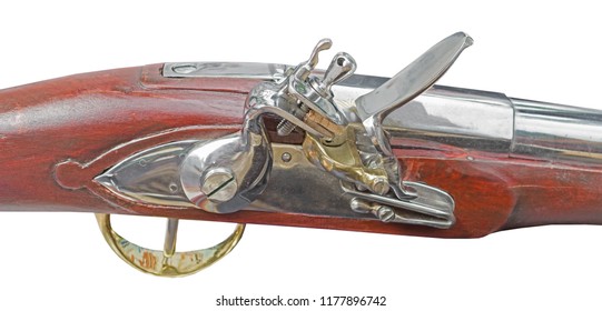 Antique Muzzle Loading Firearm Isolated On Stock Photo (Edit Now ...