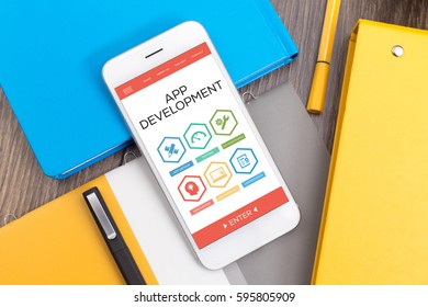 App Development Innovation User Experience App Stock Photo 595805909 ...