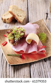 130,446 Sliced ham on plate Images, Stock Photos & Vectors | Shutterstock