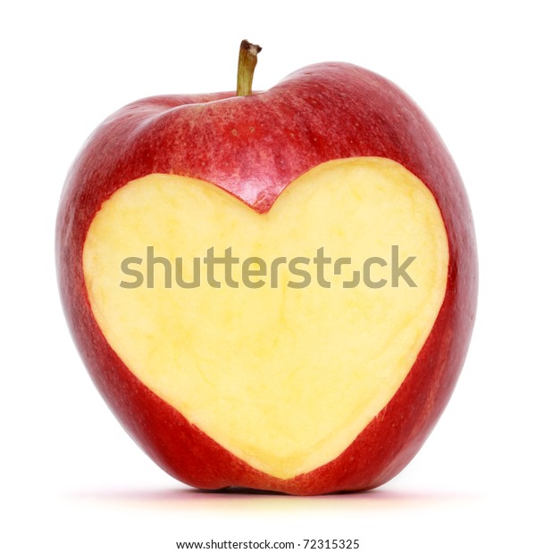 Apple Heart Shape Stock Photo 72315325 | Shutterstock