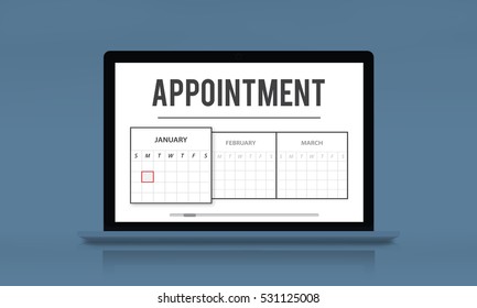 Appointment Computer Screen Concept Stock Photo 531125008 | Shutterstock