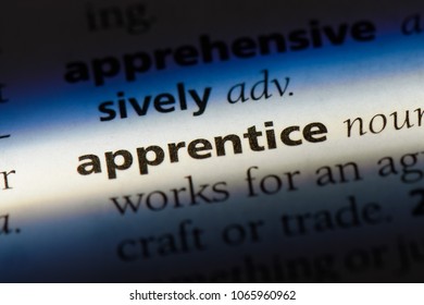 Apprentice Word Dictionary Apprentice Concept Stock Photo 1065960962 ...