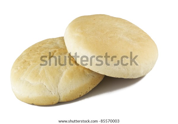 Arabic Bread Isolated Over White Background Stock Photo 85570003 ...