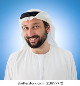 Arabic Happy Man Posing Stock Photo 218977972 | Shutterstock