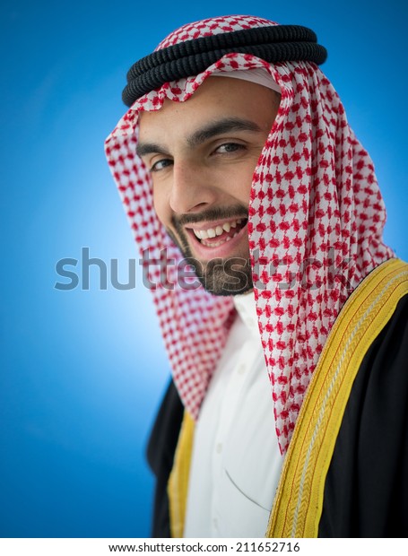 Arabic Young Sheikh Posing Stock Photo 211652716 | Shutterstock