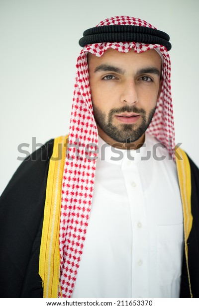Arabic Young Sheikh Posing Stock Photo 211653370 | Shutterstock