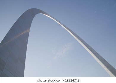 Curve Saint Louis Arch On Sunny Stock Photo 1016256298 | Shutterstock