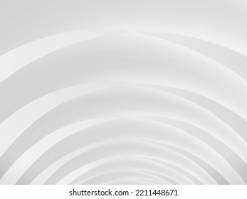 Arch White Ceiling Background Perspective Inside Stock Photo 2211448671 ...