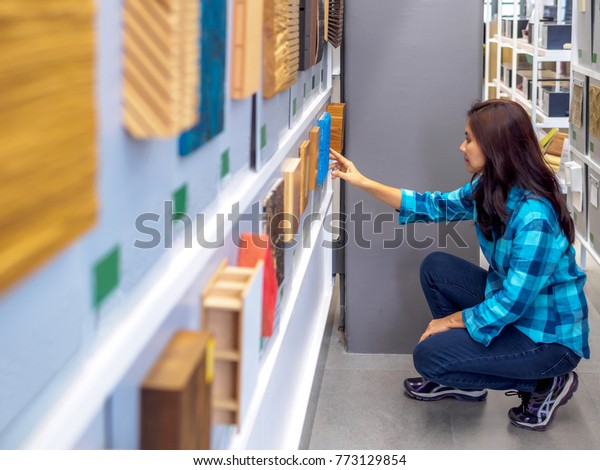 Architect Interior Designer Working Material Sample Stock Photo (Edit ...