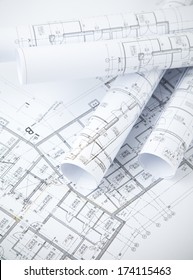 Architectural Plans Stock Photo 174115463 | Shutterstock
