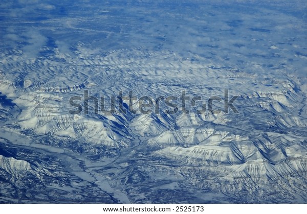 Ariel View Plan Window Stock Photo 2525173 | Shutterstock
