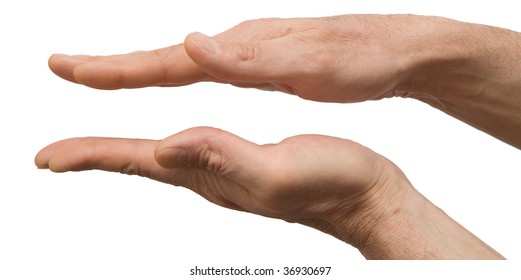 Blocking Arms Isolated On White Background Stock Photo 251334316 ...