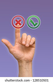 Arm Press On Button Stock Photo 128510501 | Shutterstock