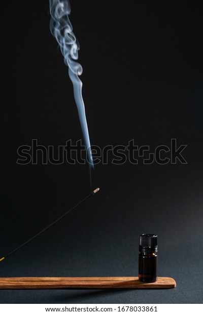 Aromatic Objects Isolated On Black Background Stock Photo 1678033861 ...