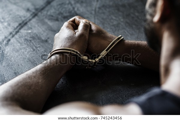 Arrested Man Handcuffs On Wrists Stock Photo (Edit Now) 745243456 Arrested Man Handcuffs On Wrists Stock Photo (Edit Now) 745243456
