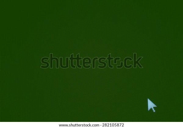 Arrow Computer Cursor On Green Screen Stock Photo (Edit Now) 282105872