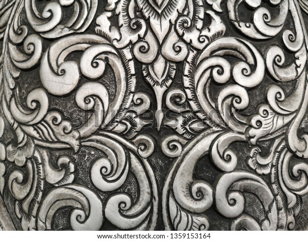 Art Embossing Pattern Onto Sheet Metal Stock Photo 1359153164 ...