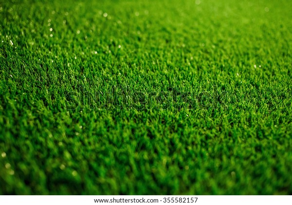 Artificial Grass Background Grass Back Bokeh Stock Photo 355582157 ...