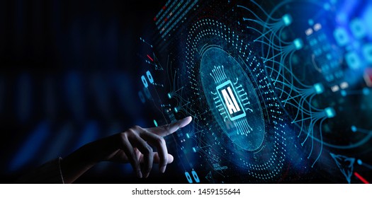 Artificial Intelligence Ai Machine Deep Learning Stock Photo 1459155644 ...