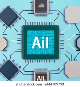 Artificial Intelligence Cpu Center Various Ai AI-generated image ...