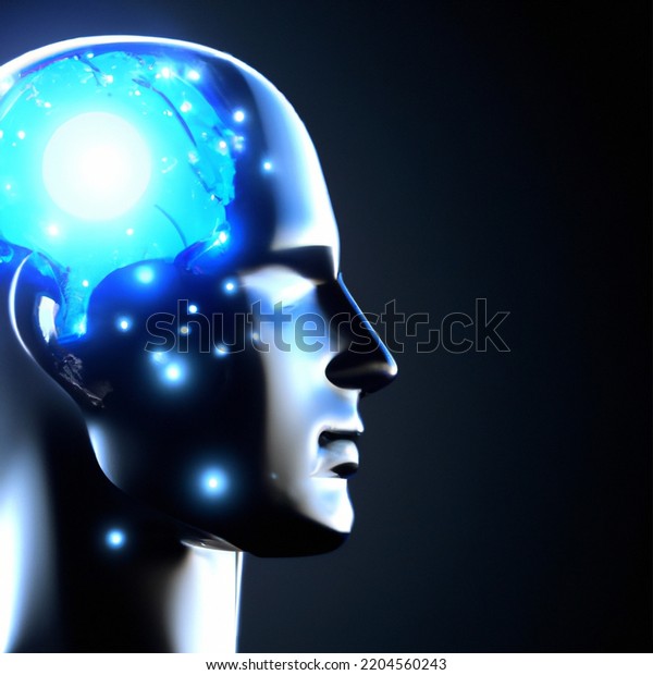 Artificial Intelligence Drawing By Artificial Intelligence Stock Photo ...